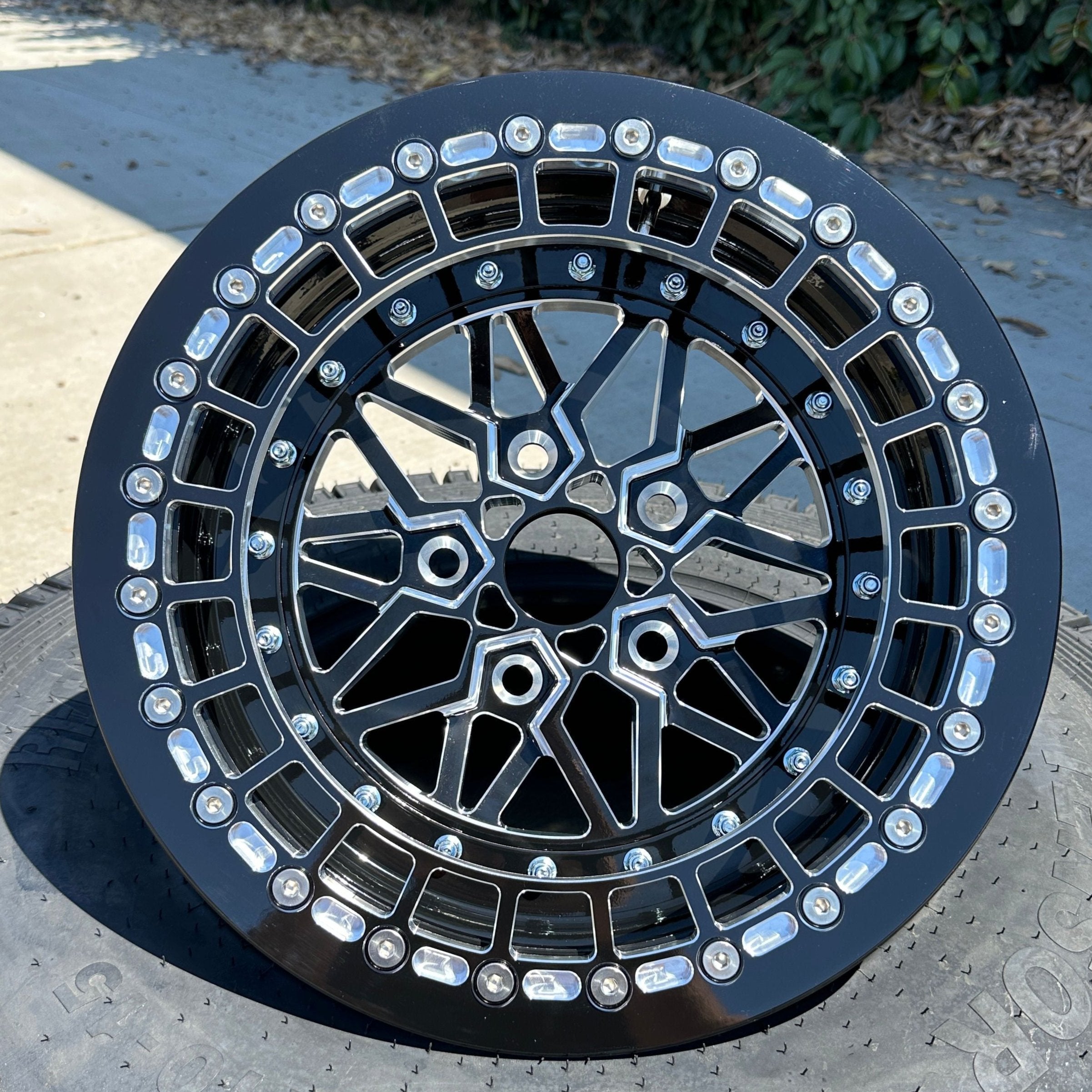 Crusher Fractal Billet UTV Beadlock Wheels (5x4.5)