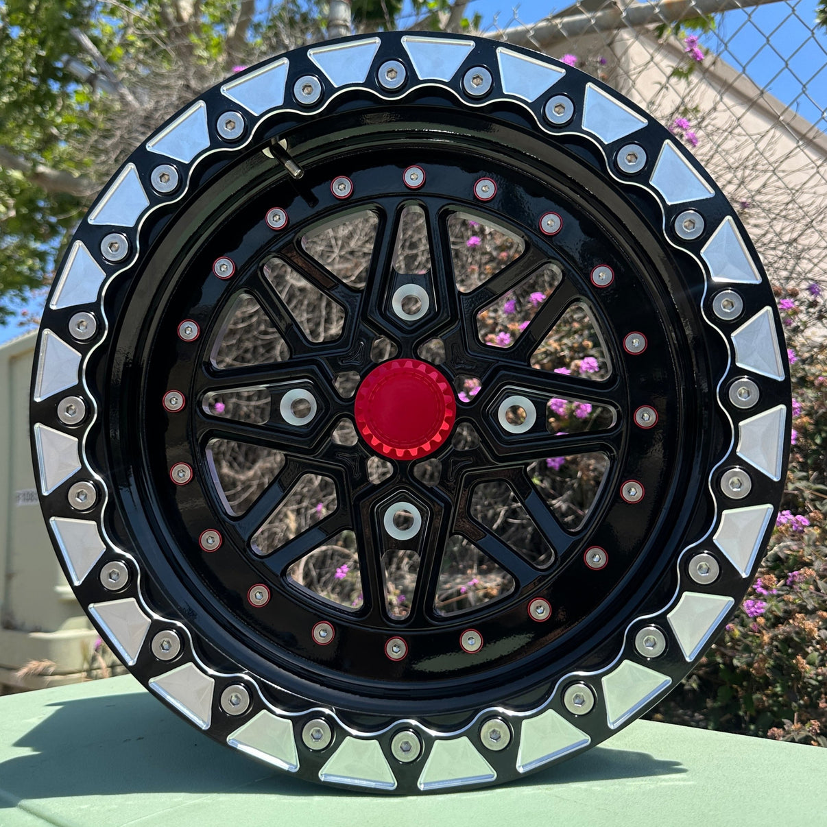 Crusher Fractal Billet UTV Beadlock Wheels (4x136)